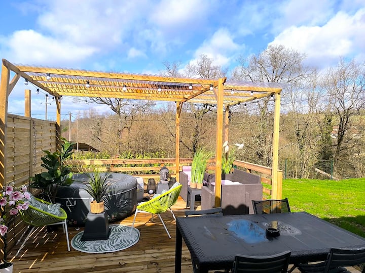 Maison Neuve 3 Chambres Climatisée - Figeac