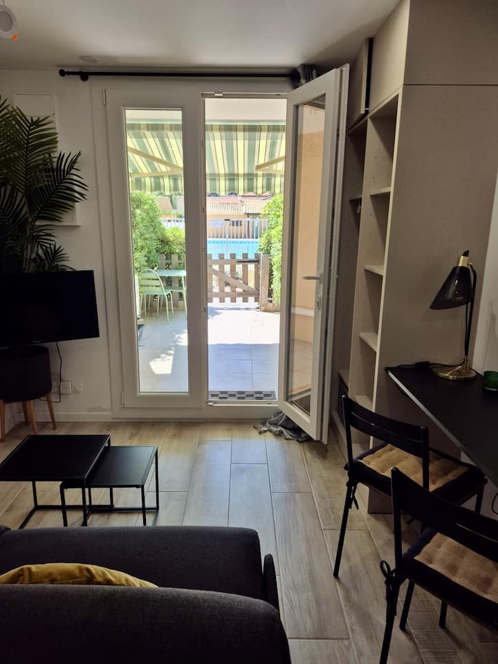 Maison Avec Piscine Et Parking Plage à 15 Min - La Franqui