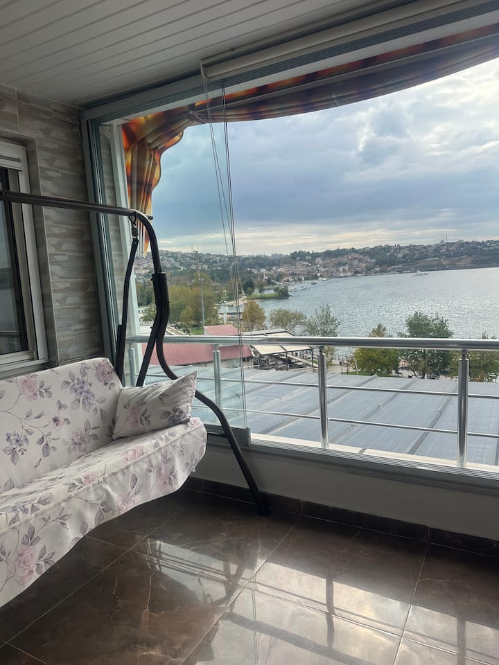 Beykoz’ Da  Muhteşem Boğaz Manzaralı 3+1 Kiralık - Riva