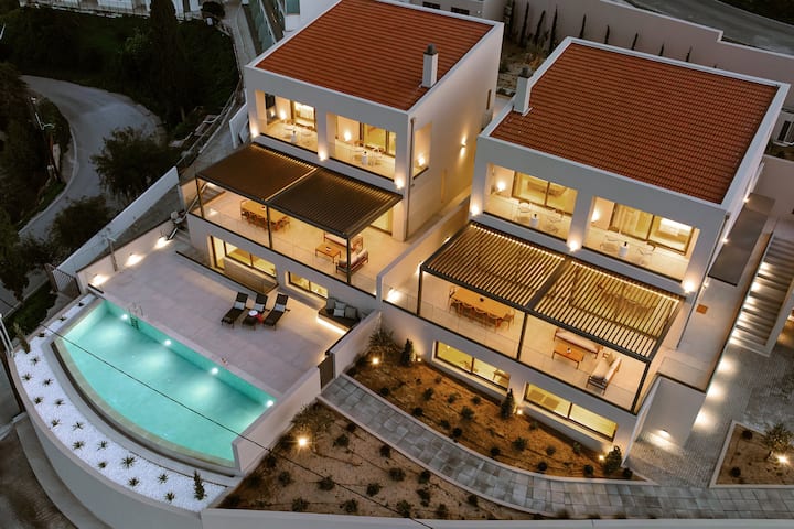 Majo 11bdr Villa Sea View 2heated Pools, Gym Sauna - Kreta