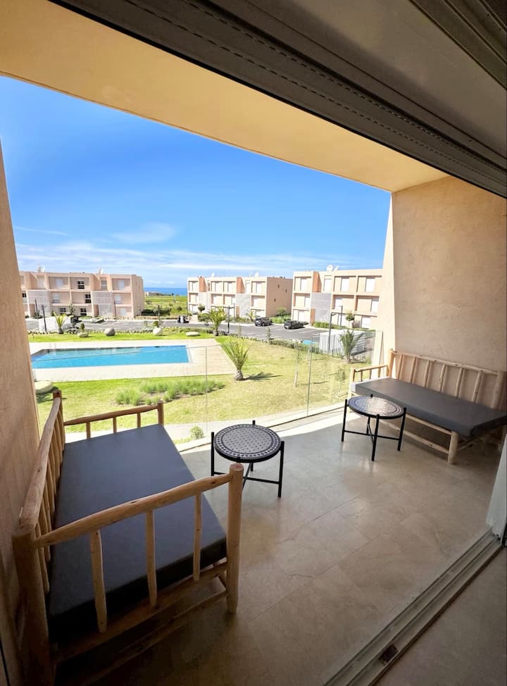 Taghazout Bay Taourirt Vue Piscine Et Vue Océan - Taghazout