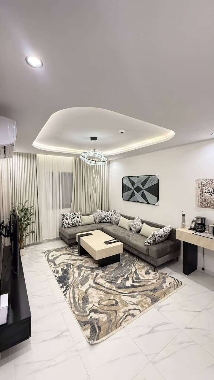 • شقة عصرية أنيقة • 2 غرفة نوم • صالة • مطبخ - Jeddah