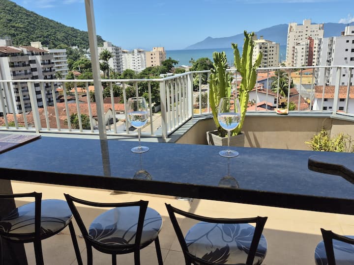 Spacieux Penthouse Duplex à 300m De Martim De Sà - Caraguatatuba