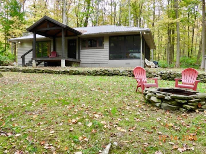 In Donegal: Private Creek Side Cabin In The Woods. - Seven Springs, PA