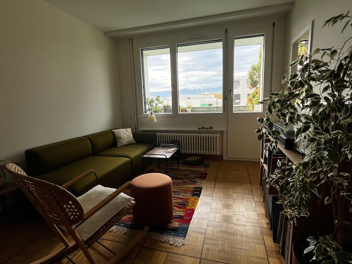 Bright Apartment In Servette With Jura View - Ginebra
