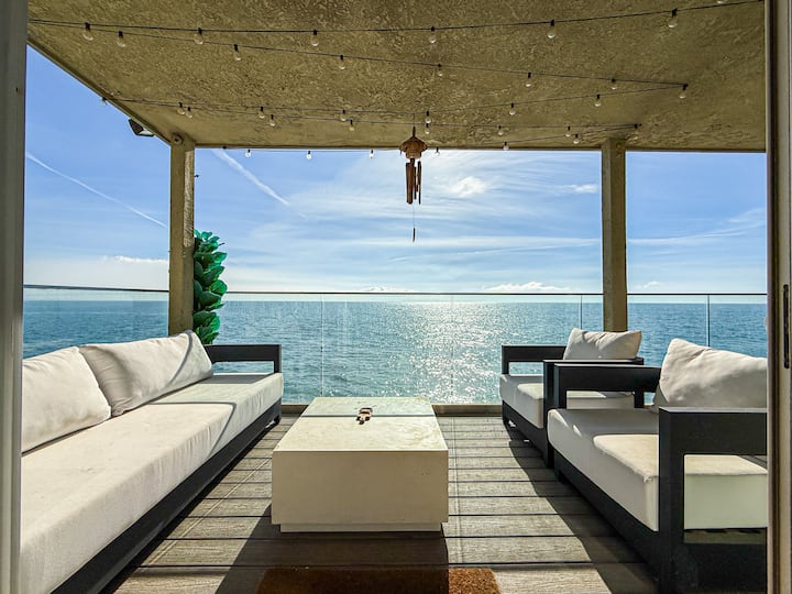 Oceanfront + Beach Access + Sunset Balcony - Dl - Malibú, CA