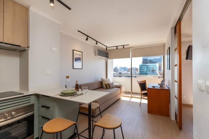 Moderno Departamento En Providencia - Providencia