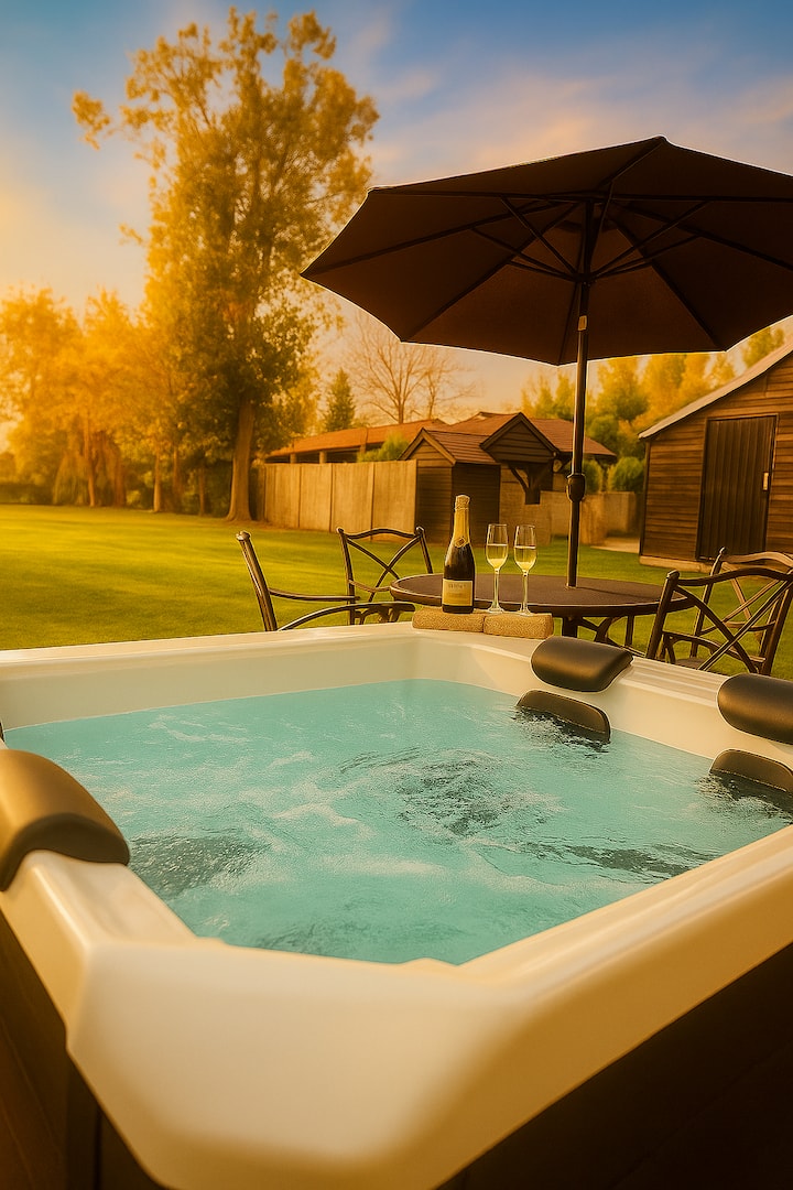 Hot Tub Cottage • Pool Table • Near Wyboston Lakes - St Neots