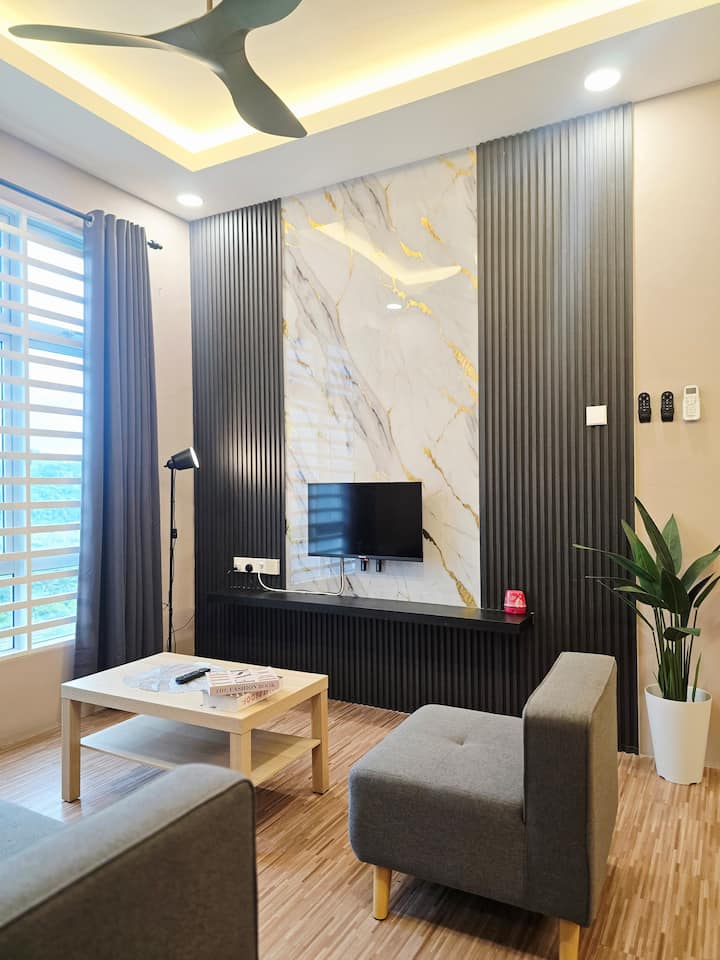 1d14 Helena Homes Cozy Mountain View 2br @Ipohtown - Ipoh