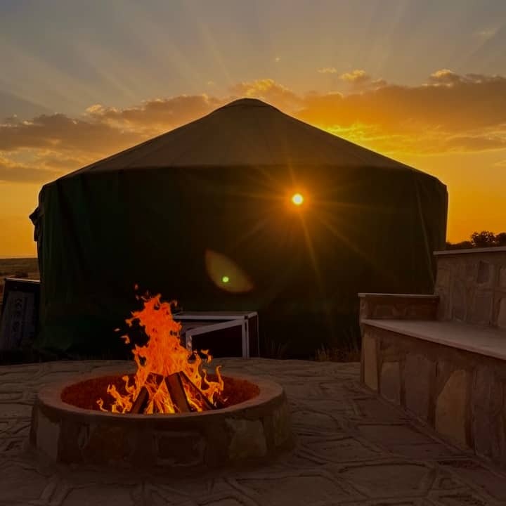 Yourte Avec Vue Sur La Montagne - Ifran