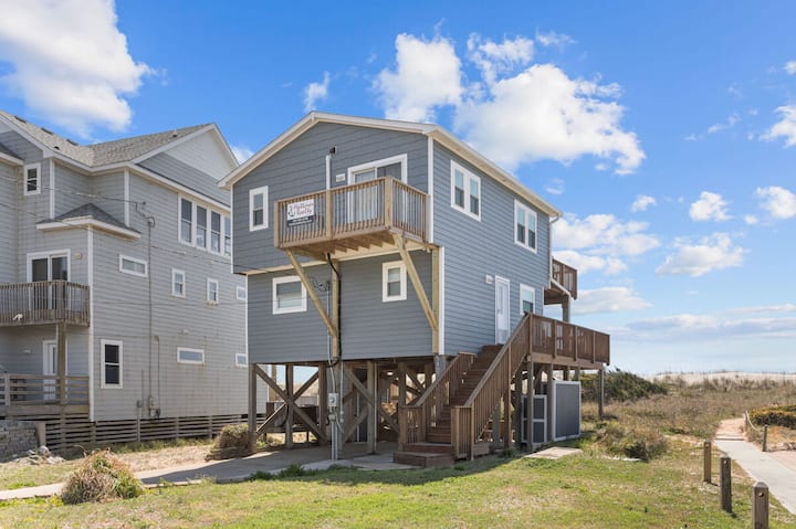 4br Oceanfront | Pool | Hot Tub | Elevator - Frisco, NC