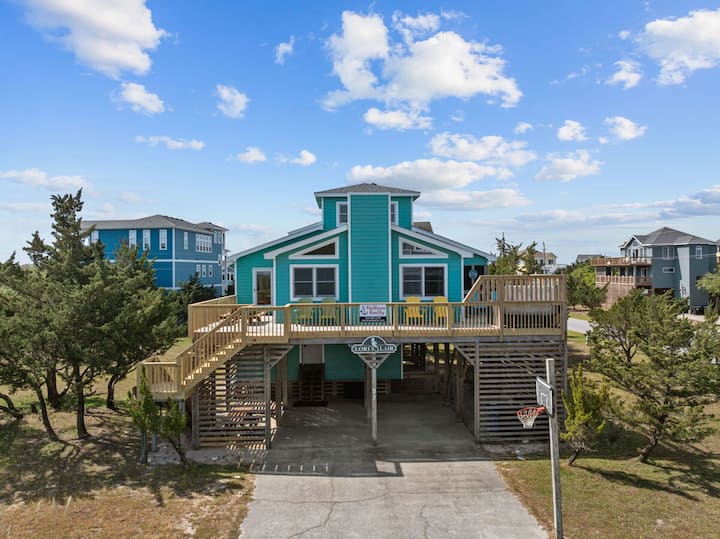 Corner 5br | Pool | Hot Tub | Fireplace - Outer Banks, NC