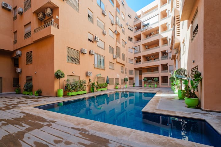 New 3br Family-friendly, In Center Of Marrakech - Marrakech