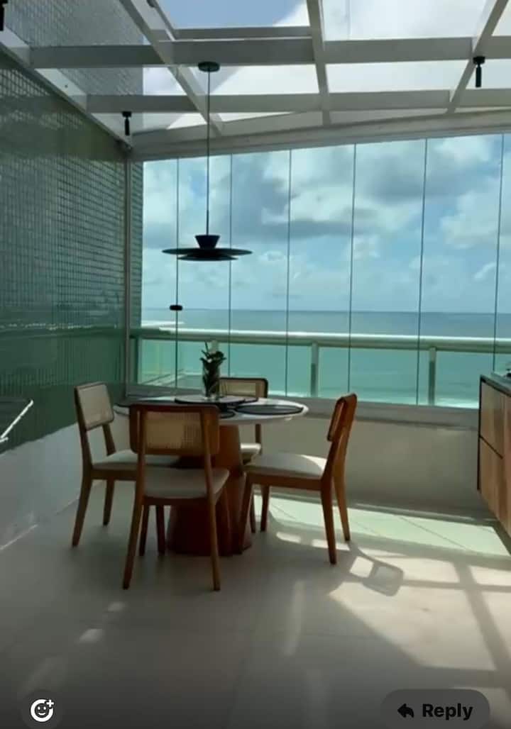 Loft à Beira-mar | Vista Incrível - Jardim Armação - Brazil