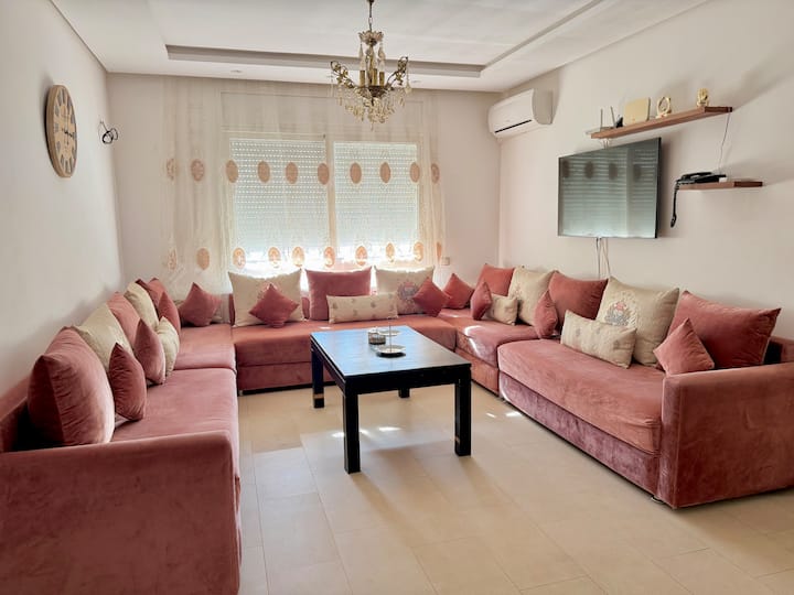 Cozy Spacieux Appt Sur La Corniche De Rabat - Rabat
