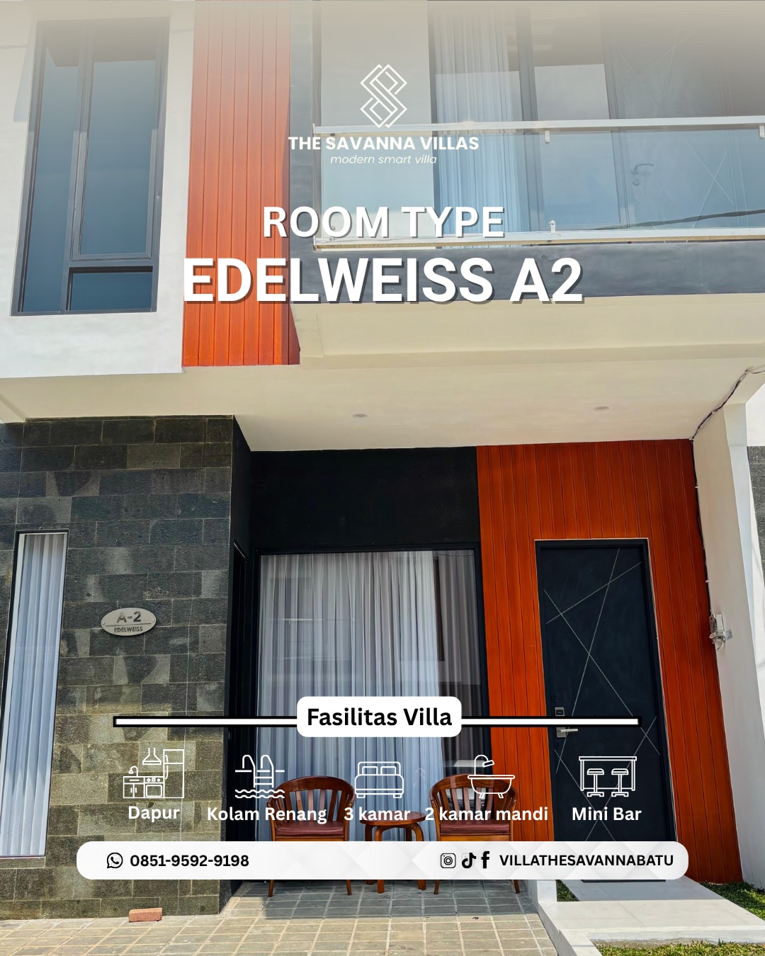 Edelweiss A2 - Houses for Rent in Batu, East Java, Indonesia - Airbnb
