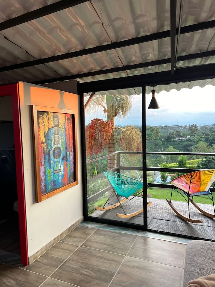 Cabaña Buena Vista + Desayuno Incluido +Seg Hotele - Quimbaya