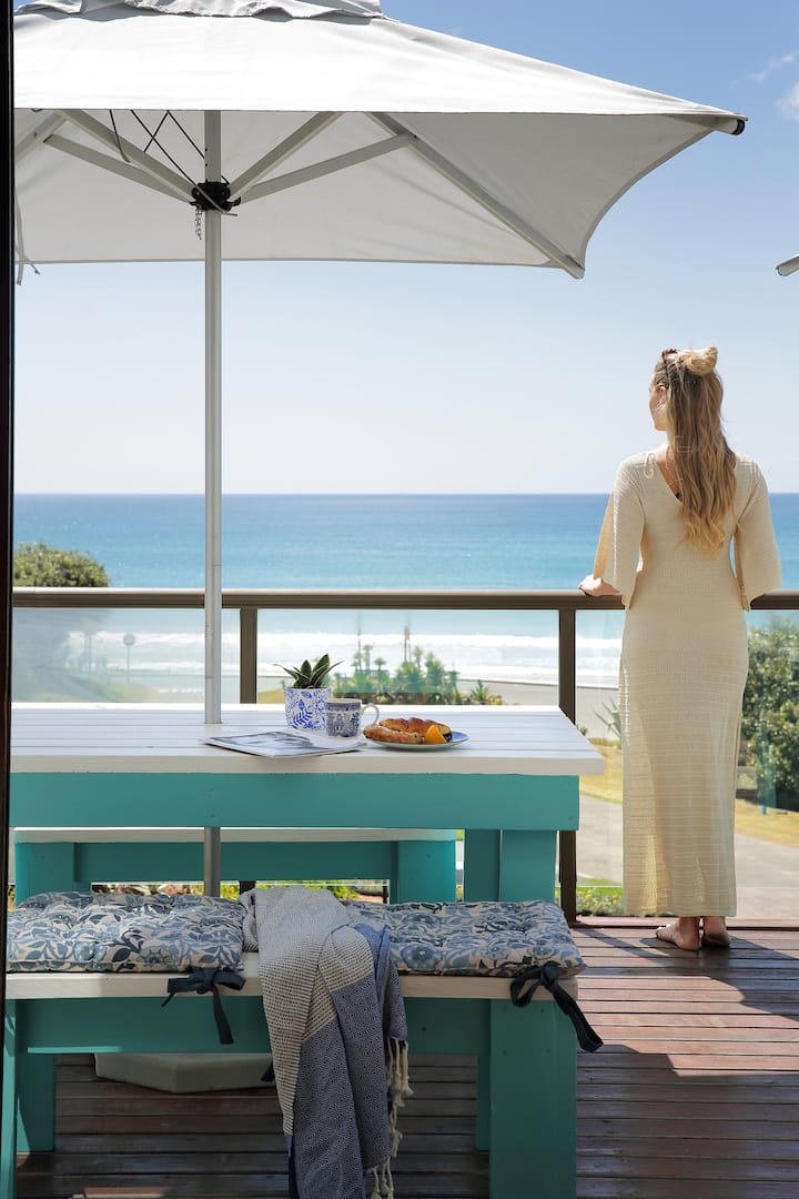 My-konos: Beachfront, Sea Facing Room! Upper Deck - Saint Francis Bay