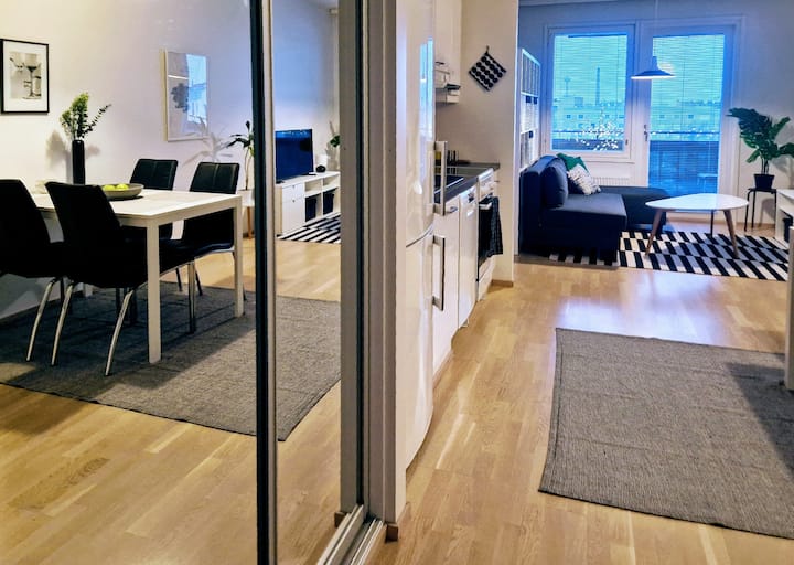 Iso Saunallinen Yksiö Lasitetulla Parvekkeella - Tampere