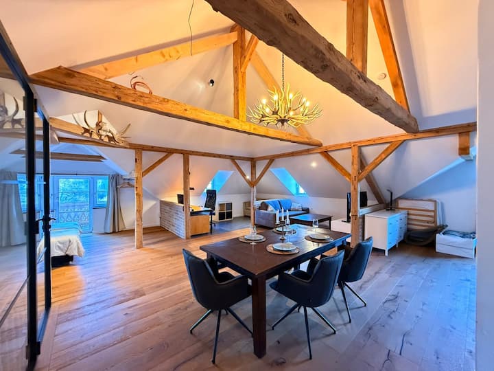 Alpine Penthouse Loft · Terrace · Near Salzburg - Bayerisch Gmain