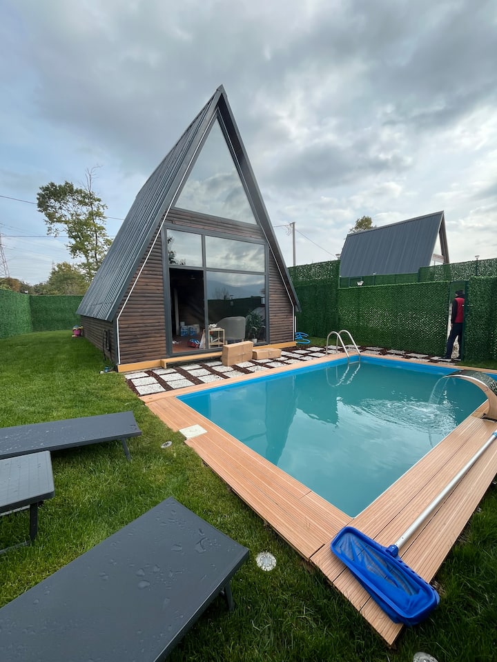 2+1 Bungalov Ve Sıcak Havuz. - Kartepe