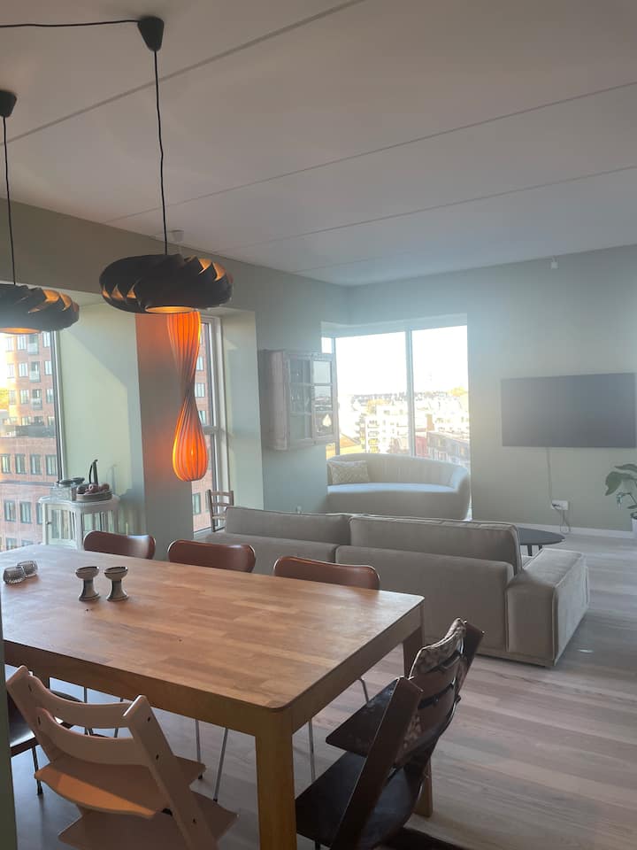 Ny Lejlighed Med Top Placering Og Udsigt Over Byen - Copenhaguen