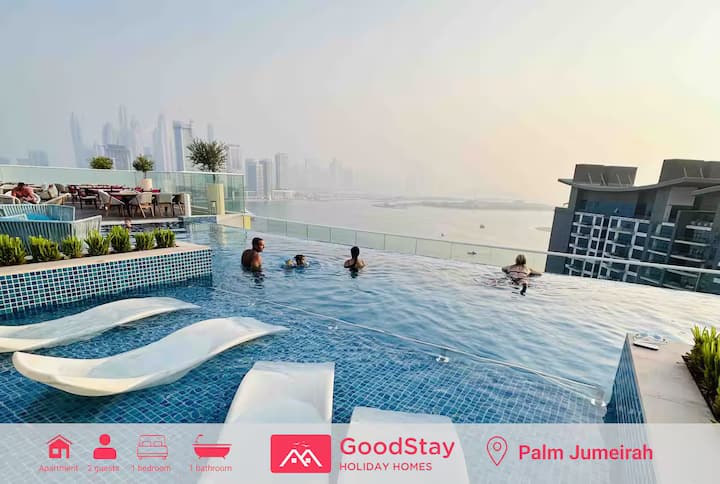 Stylish 2bdr In Palm, Sea View, Beach&pool - Dubai