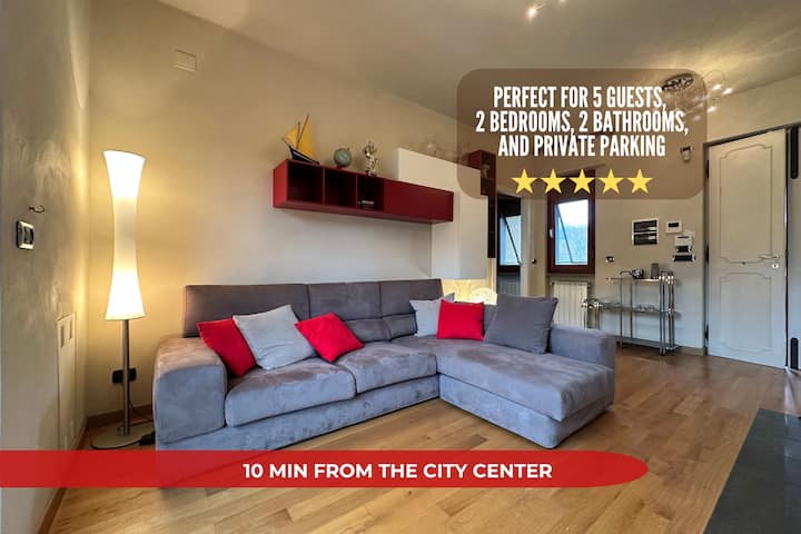 [Vicino Al Centro] La Rondine – 2 Br E Parcheggio - Arezzo