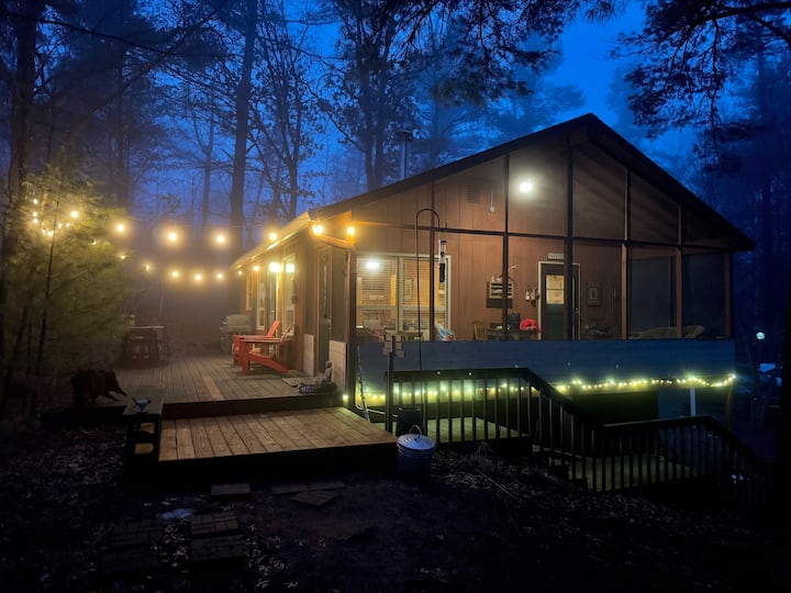 Wood River Retreat: Private Cabin Above The River - Chengwatana State Forest, Pine City
