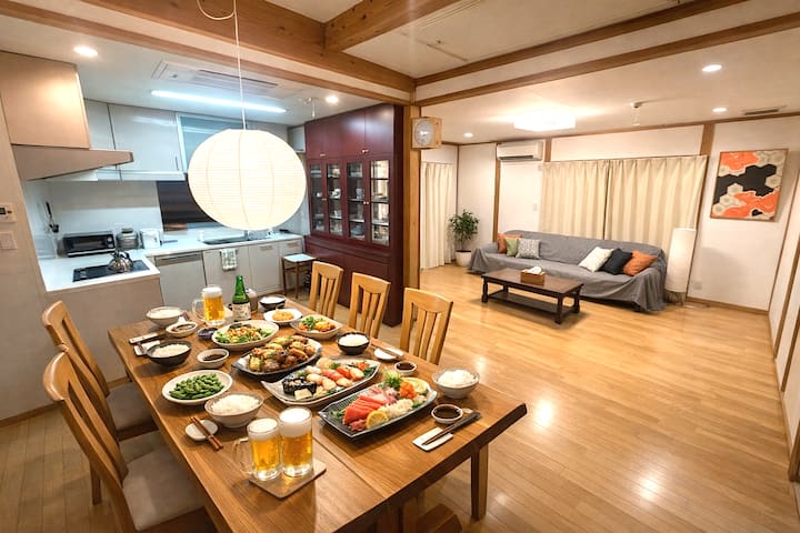 【Newop特価】金刀比羅宮参道まで徒歩3分/ファミリー/完全貸切/無料駐車場/観光拠点/駅近/癒し - 善通寺市