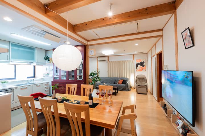 【Newop特価】金刀比羅宮参道まで徒歩3分/ファミリー/完全貸切/無料駐車場/観光拠点/駅近/癒し - Mitoyo