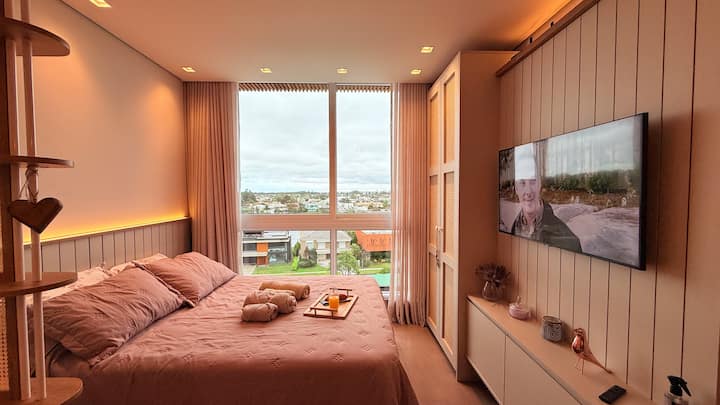 Resort C/ Piscina Térmica, Academia, Brinquedoteca - Xangri-Lá