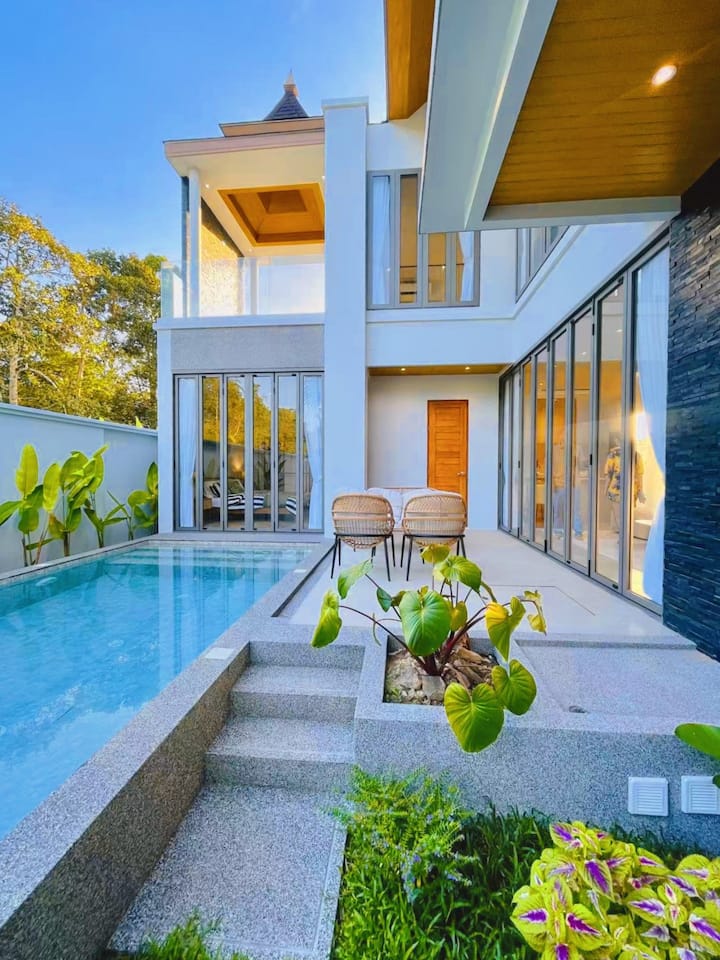 Golden Andes 全新Ins风3卧泳池别墅|24h管家|24h安保|邦涛三大海滩10分钟 - Phuket