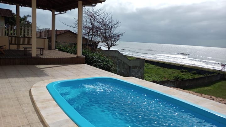 Casa Frente Mar, Pé Na Areia, Belíssima Vista - Barra Velha