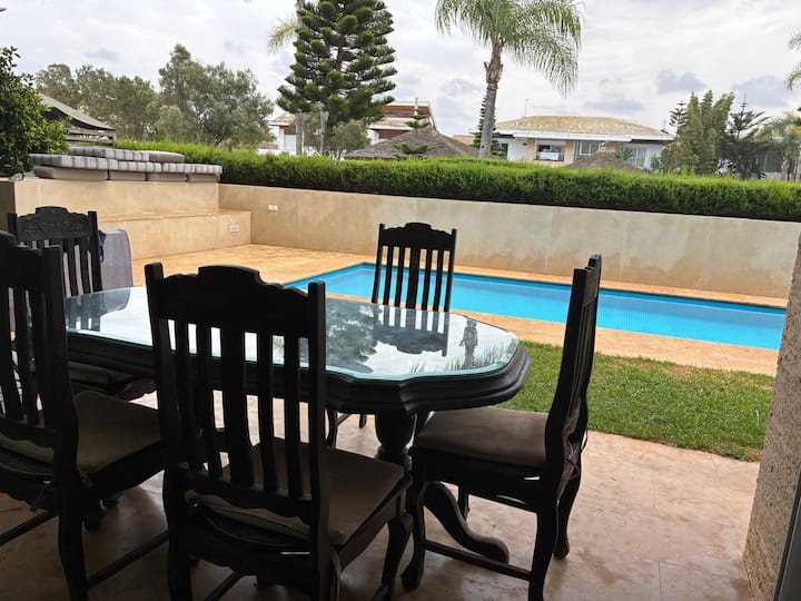 Villa De Rêve Accès Plage Piscine Privée Et Commun - Bouznika