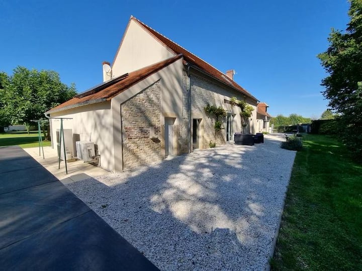 La Petite Forge - Grande Maison Familiale Avec Spa - Cher