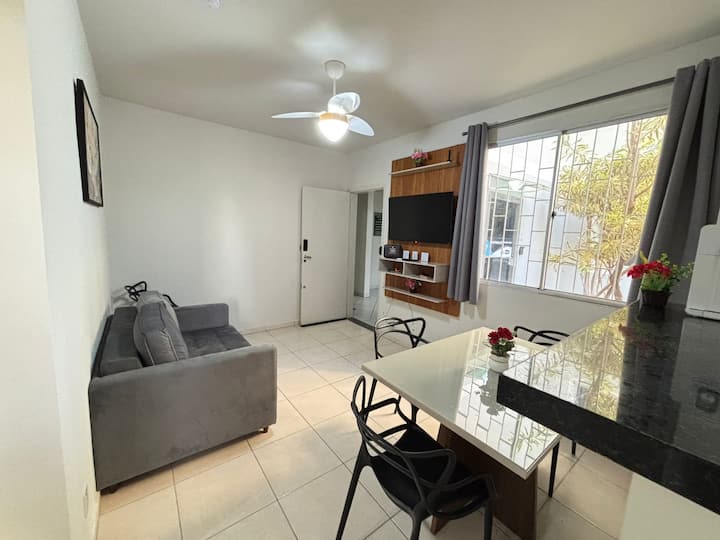 Apartamento Confortável E Harmonioso Na Zona Sul. - Uberlândia