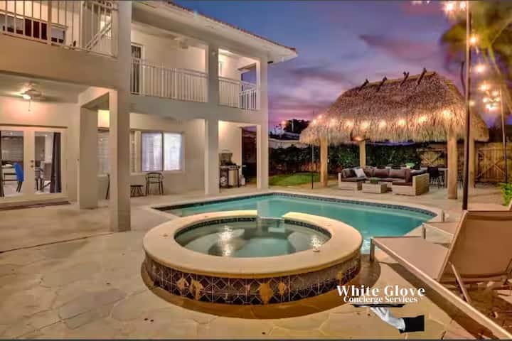 7br Paradise | Heated Pool, Spa & Game Room - Pompano Beach, FL