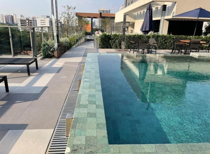 Alle Studio 04/piscina/metro/ar Cond. - Brazil