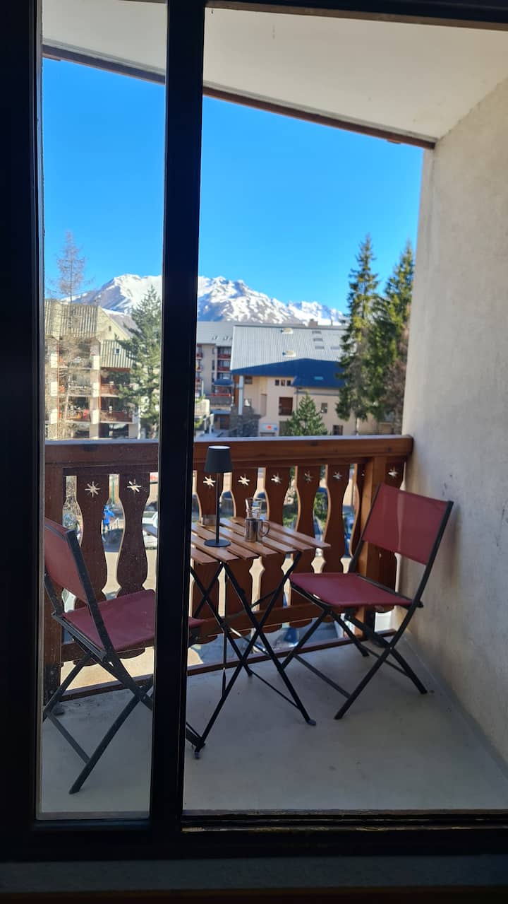 Studette 2 Personnes Départ Skis Aux Pieds~jandri - Les Deux Alpes