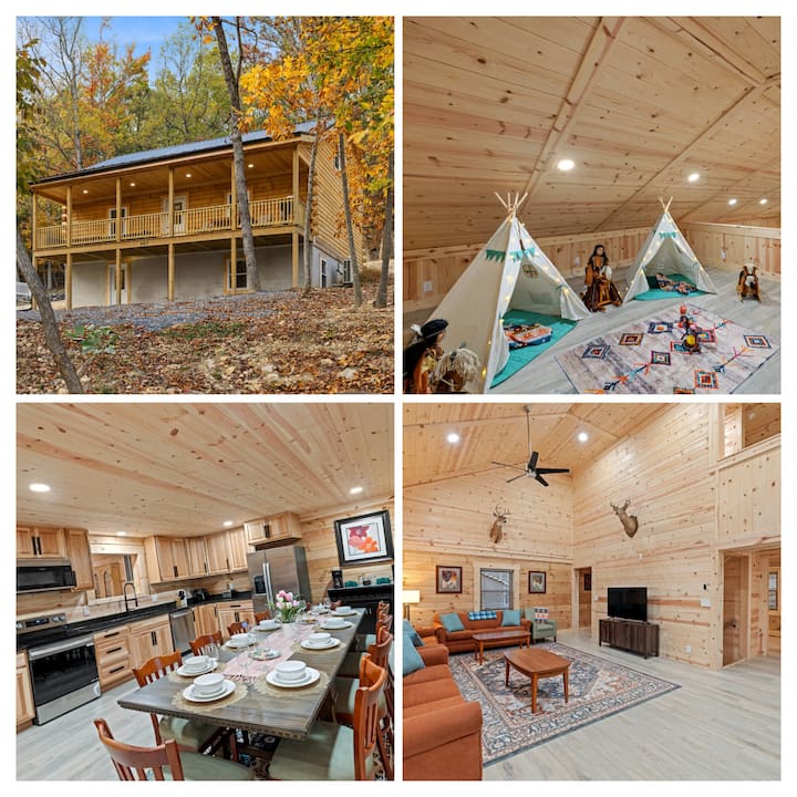 Massanutten Resort Log Cabin W/hot Tub & Game Room - Massanutten, VA