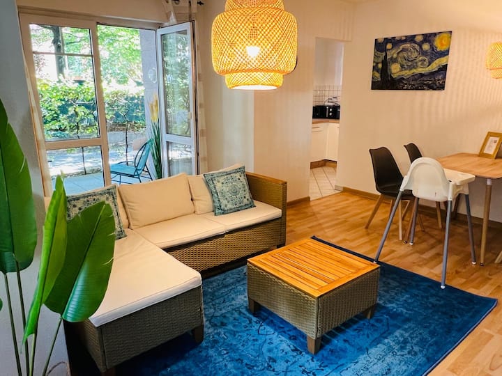Boho-apartment Mit Terrasse - Ruhig & Zentrumsnah - Dresden