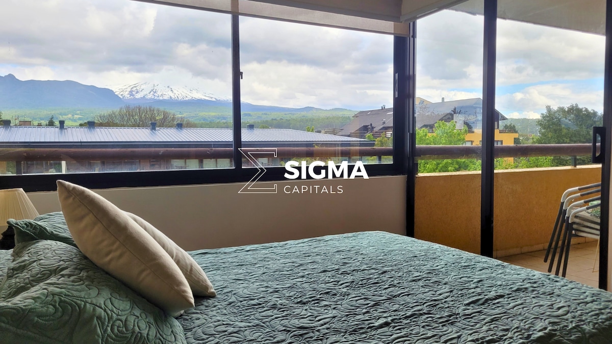 Wohnung mit Blick auf den Vulkan, im Zentrum von Pucón. - Wohnungen zur ...