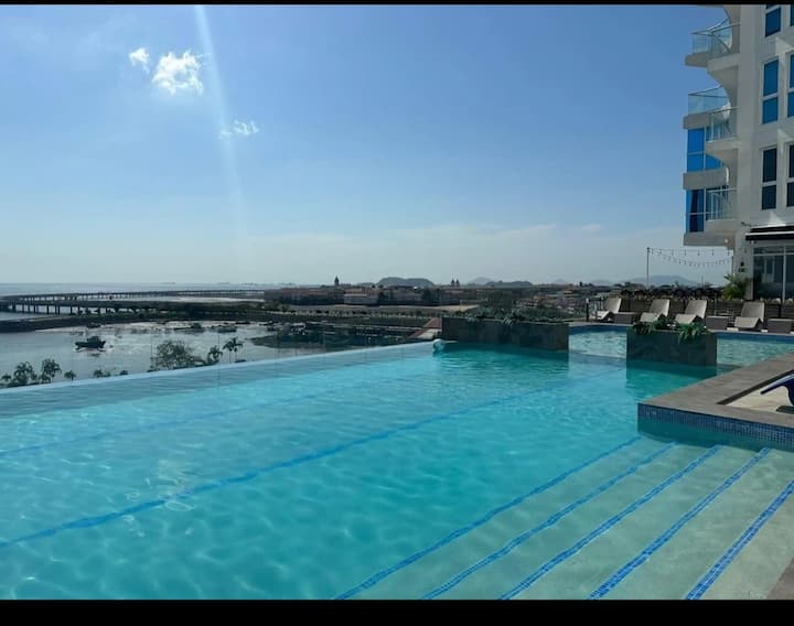 Rooftop Panorámico Vista Al Mar - Panama