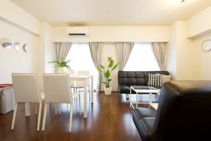 沖縄の中心地*美栄橋駅徒歩4分*1ldk*最大8名様*za599 - Naha