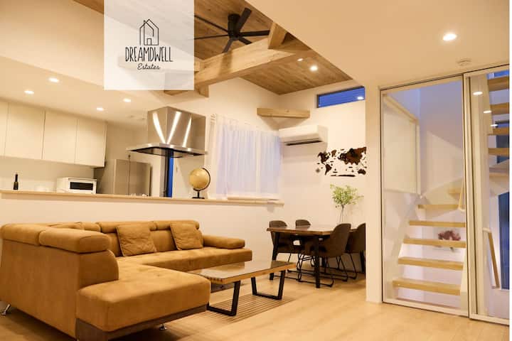 New！100㎡のモダン空間｜羽田15分｜ハイグレード設備｜東京を一望できる高台からの絶景をぜひ！ - Yokohama