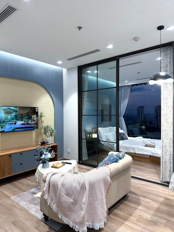 1br|king-bed|netflix| Lake & Island View|free Gym - tt. Như Quỳnh