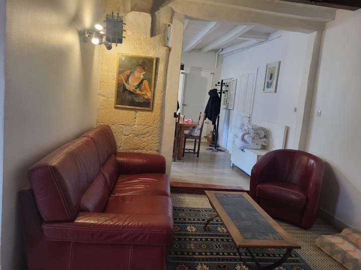 La Maison Du Donjon - Gite 8 Pers, Jardin Terrasse - Touraine