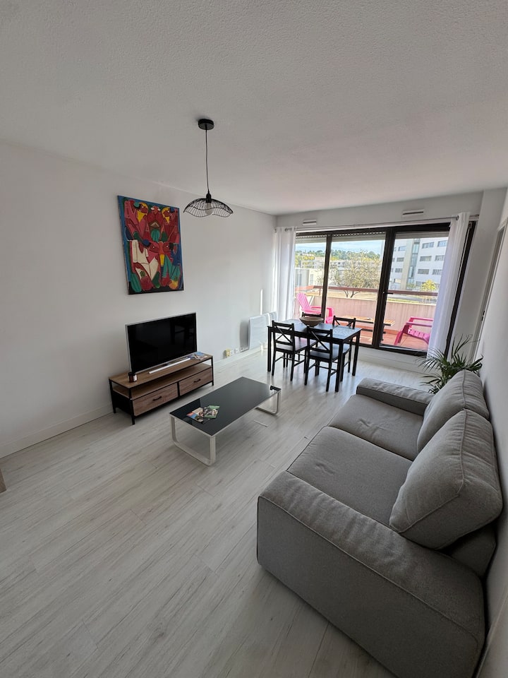 Appart Calme Avec Terrasse - Hôpitaux Facultés - Montpellier