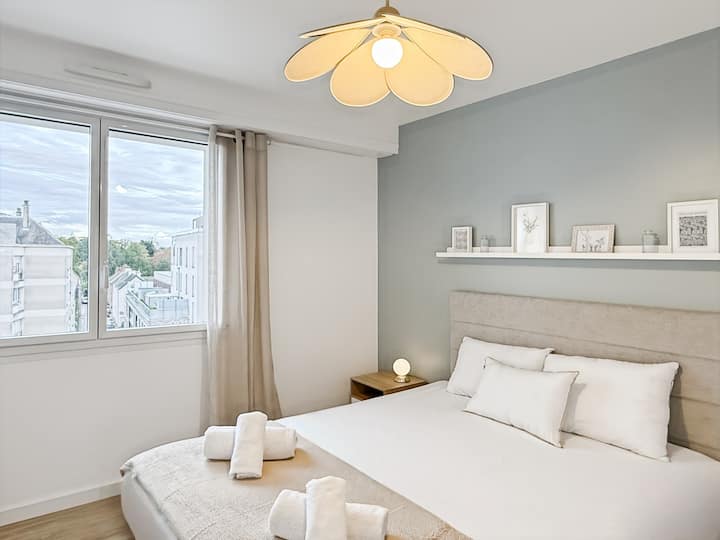 Le Velvet - Balcon & Garage Privé - Spacieux - Rennes